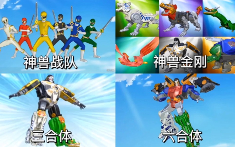 盘点:神兽金刚变身、召唤神兽及合体,中国的超级战队?