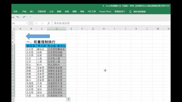 Office 办公 数据分析 excel表格 视图 单元格 ctrl+J快捷键