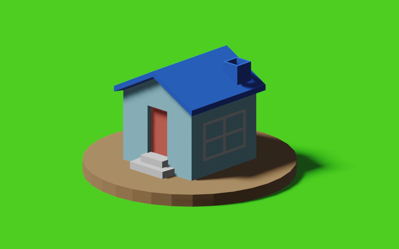 (转载自M design)新手向,Blender5分钟建模——建个小房子