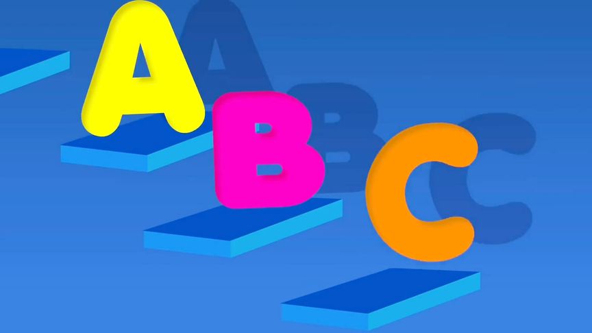 儿歌ABCD字母歌,幼儿启蒙慢速英语儿歌,幼儿英语早教启蒙视频