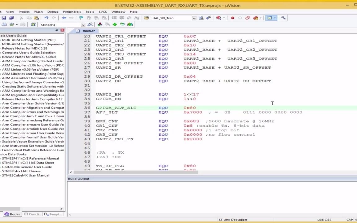 STM32-ARM汇编语言零基础教程(四)STM32通用异步收发器(UART)-...