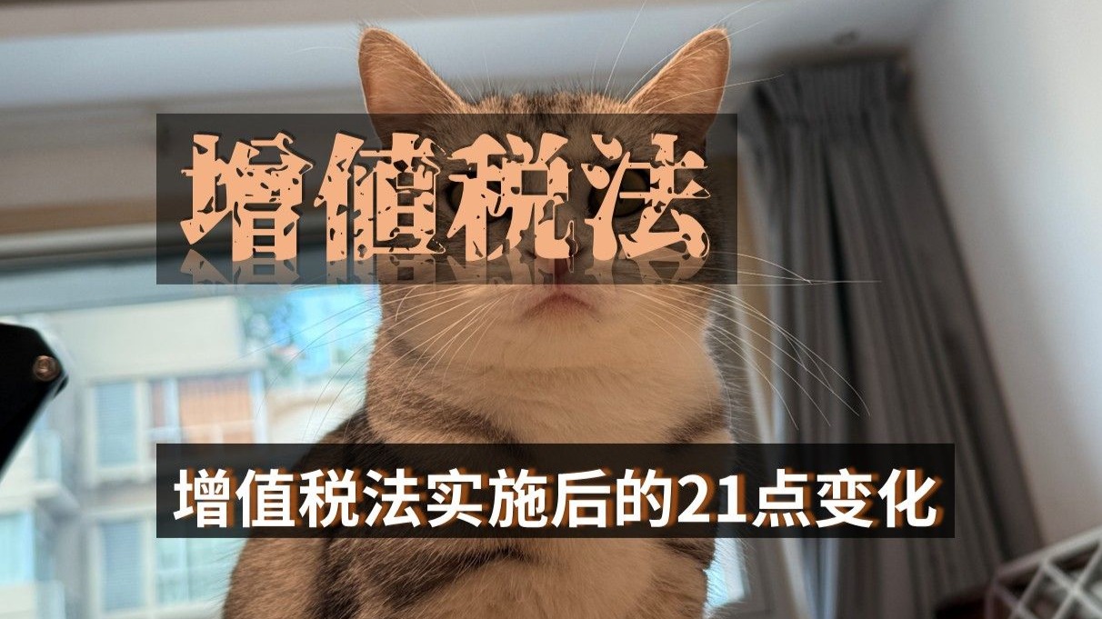 增值税法实施后的21点变化