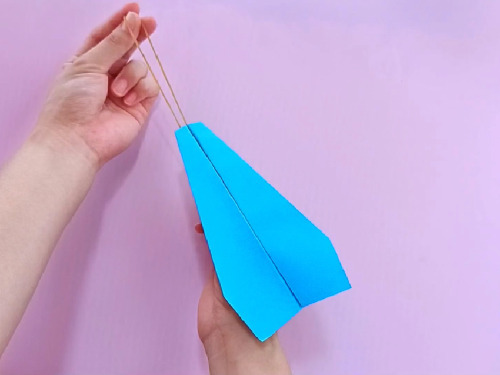 皮筋弹射纸飞机,你见过吗