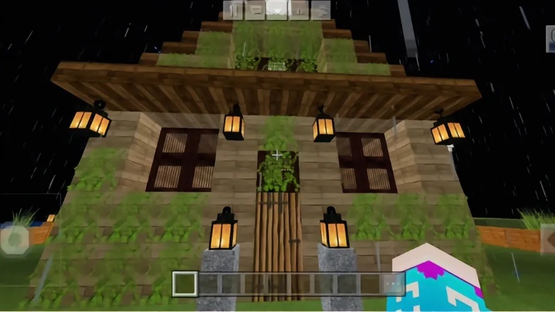 我的世界:新手简易小屋!