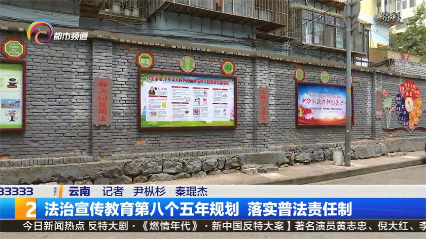 法治宣传教育第八个五年规划 落实普法责任制