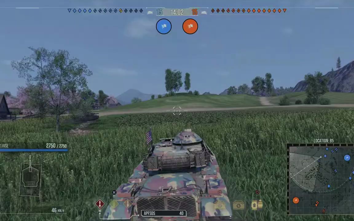 PS5坦克世界现代装甲--新入的金币车M60A1_坦克世界