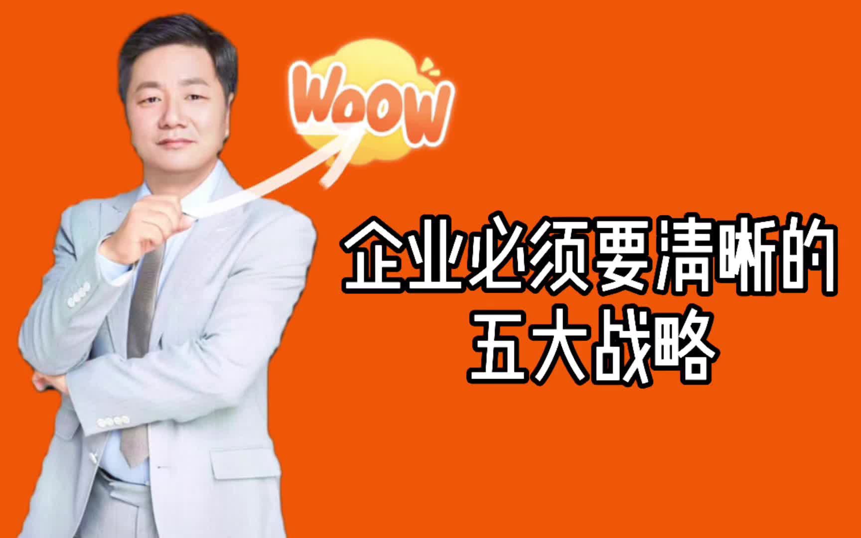 企业必须要清晰的五大战略