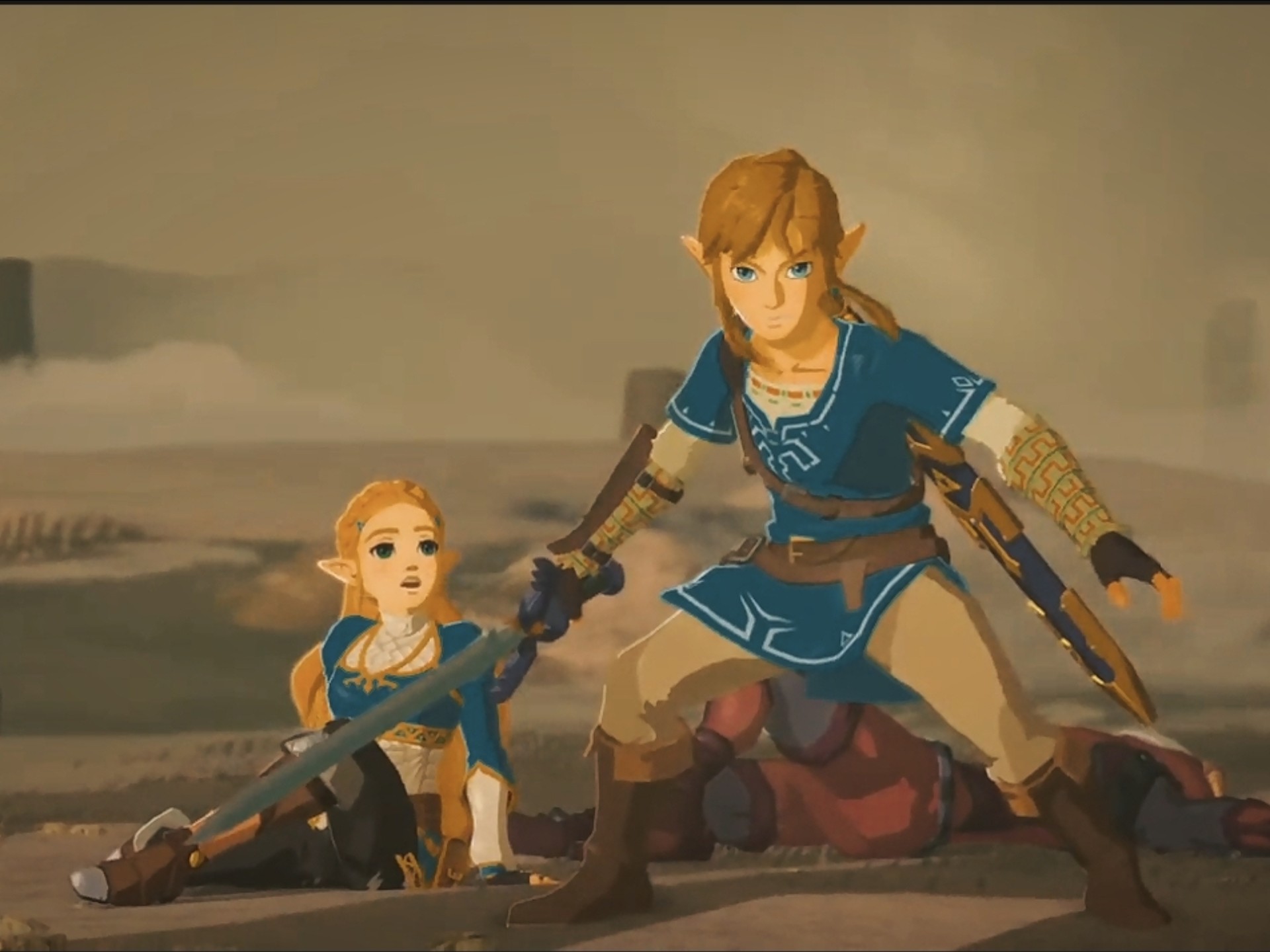 ...不是一个没用公主 4分10秒带你了解塞尔达与林克的故事#塞尔达传说