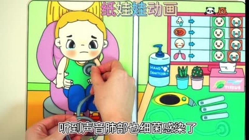 大头仔生病了儿童动画少儿动画推荐纸娃娃动画搞笑动画