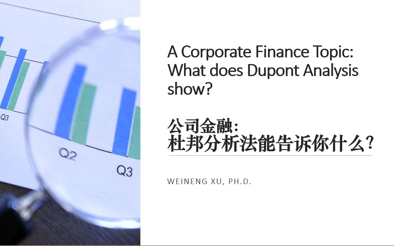 公司金融:杜邦分析法能告诉你什么?Dupont Analysis