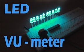 【油管搬运】制作一个简易led vu表