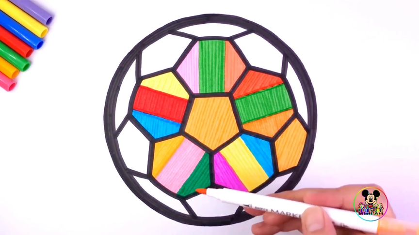 世界杯足球⚽简笔画#简笔画 #足球 #亲子 #画画 #世界杯