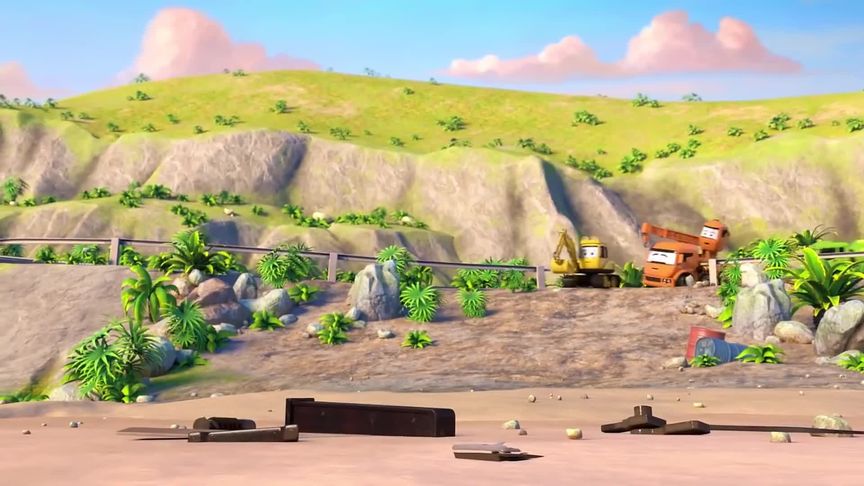 超级工程车队动画片1-3#工程车玩具#儿童动画