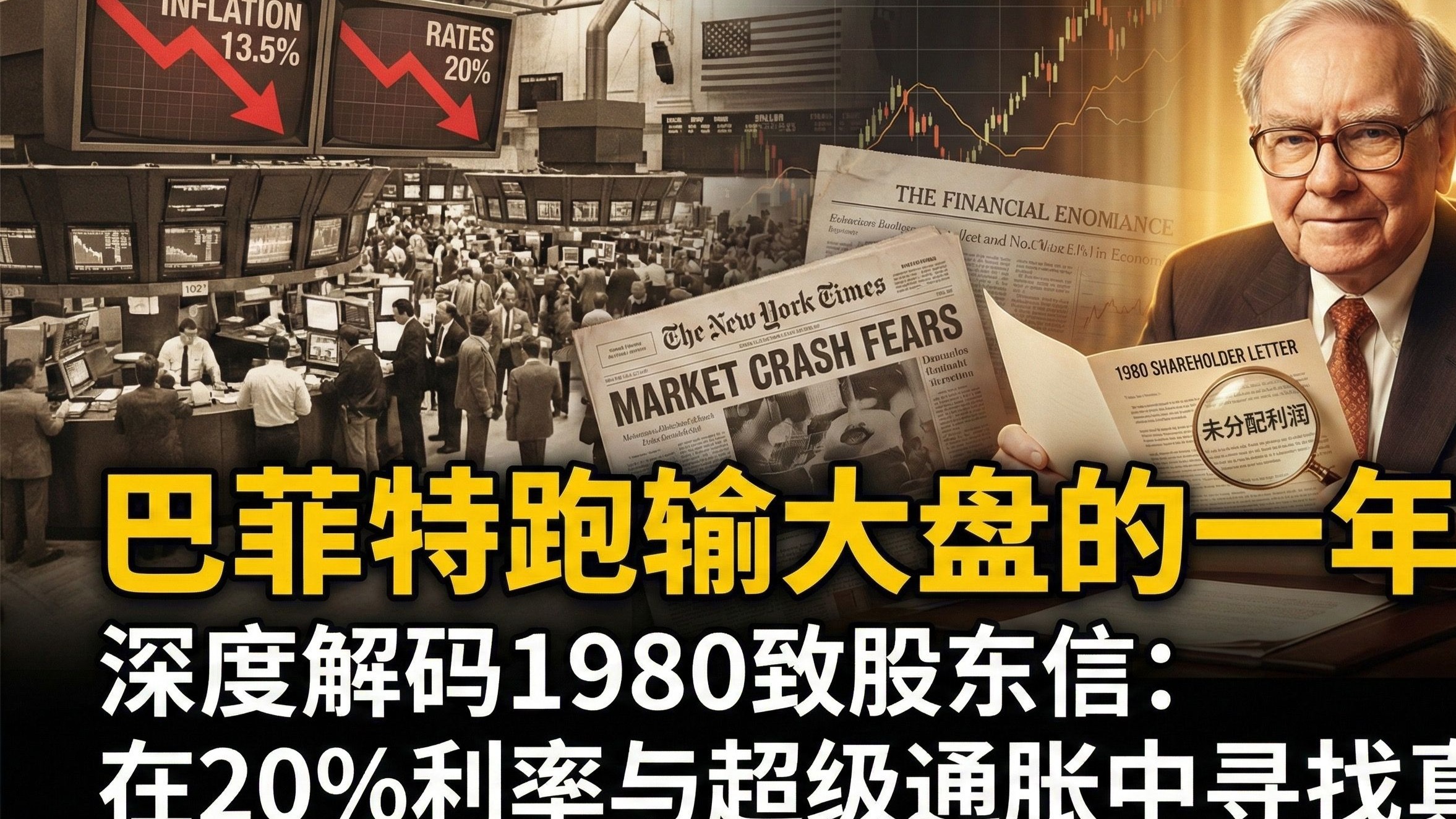 ...大盘的一年?深度解码1980致股东信:在20%利率与超级通胀中寻找真金