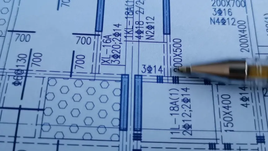 工地监理讲解建筑识图之钢筋部分(六):原位标注,集中标注