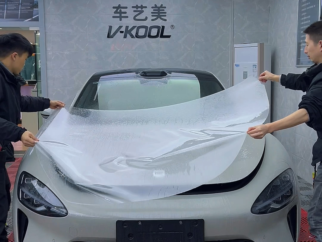 小米SU7新车落地第一站隐形车衣安排