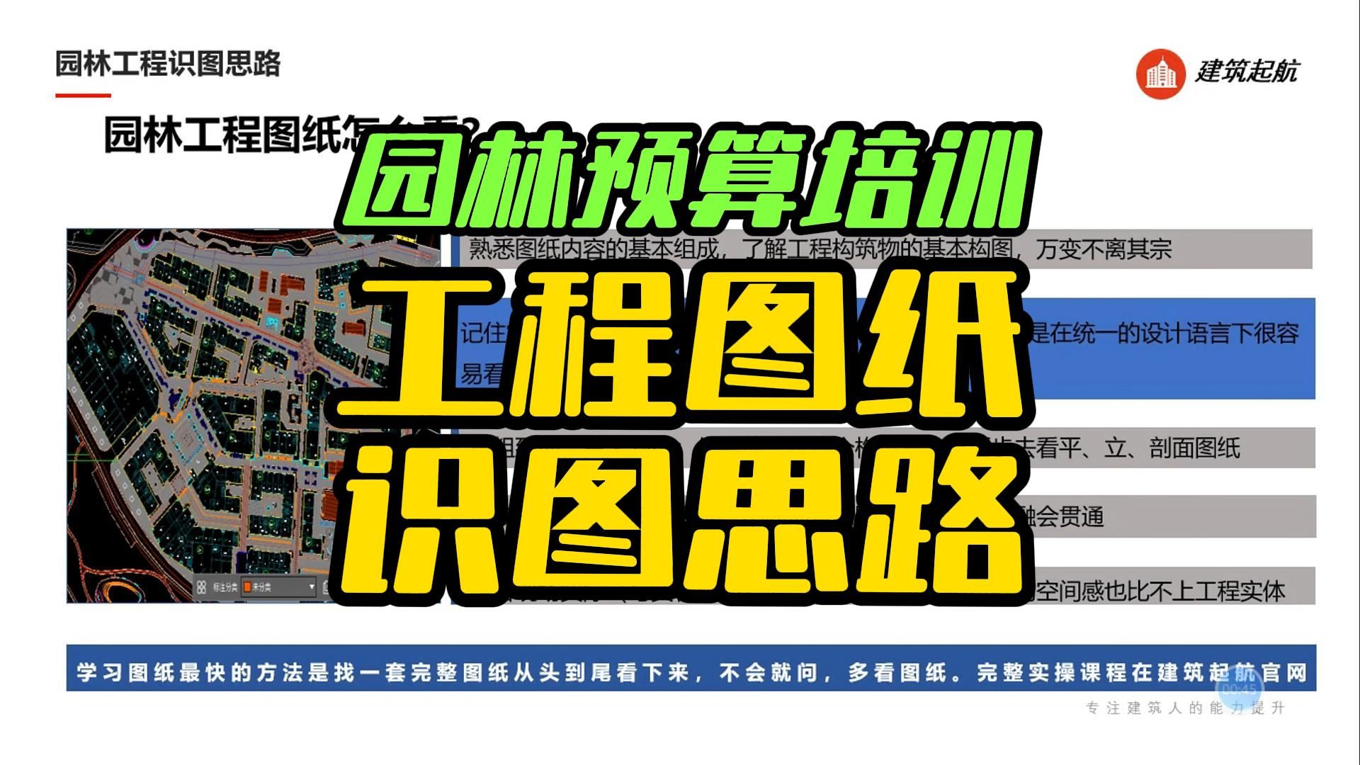 园林造价从识图开始,先来了解园林工程图纸的组成园林预算怎么做/...