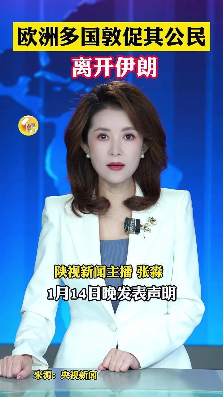 欧洲多国敦促其公民离开伊朗!(陕西台新闻中心剪辑:荆星编辑:康思雨)