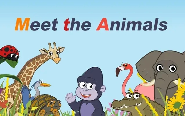 ...the Animals 遇见动物》全62集 英语动物科普视频 对话方式简单易懂