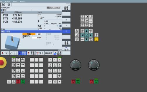 西门子828D运行ISO程序功能及系统手动编程模块简单应用演示