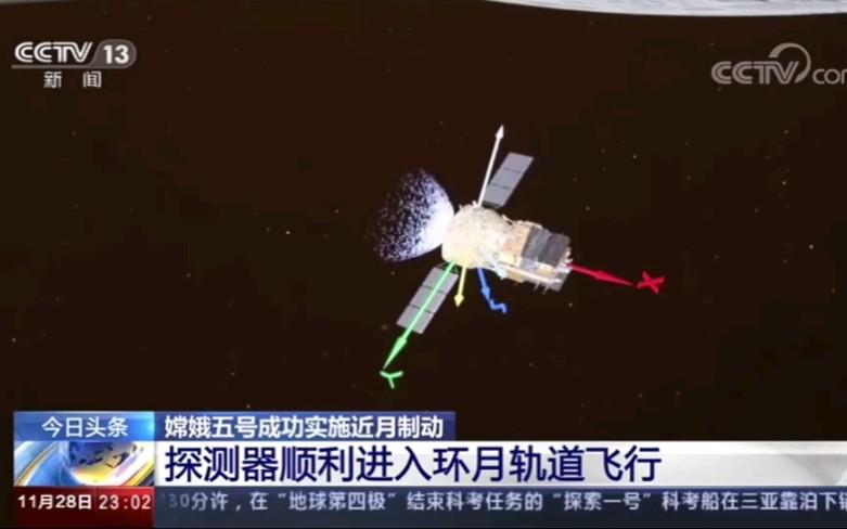 嫦娥五号 重大进展!嫦娥五号踩了脚太空刹车