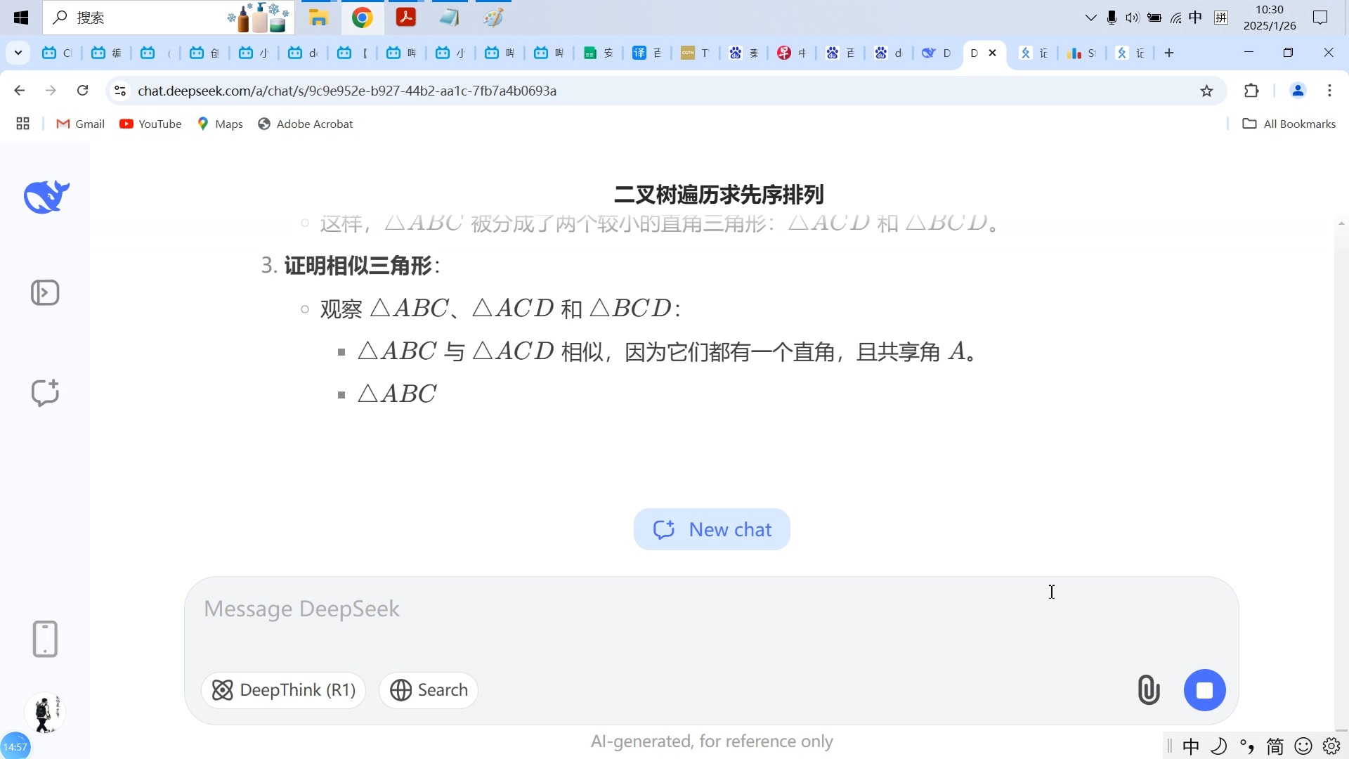 如何使用AI大模型DeepSeek-R1解答编程竞赛题目和数学题目