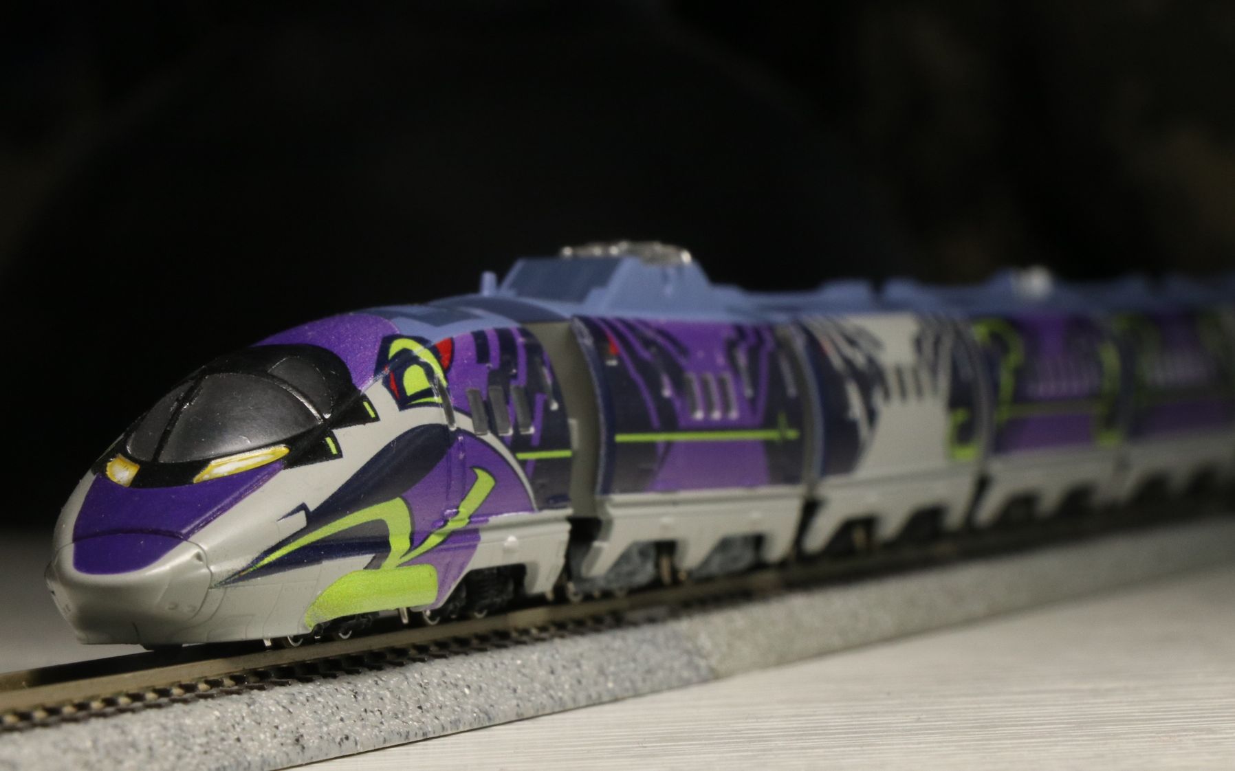 【N比例】行进在铁道上的EVA初号机!500系新干线EVA涂装