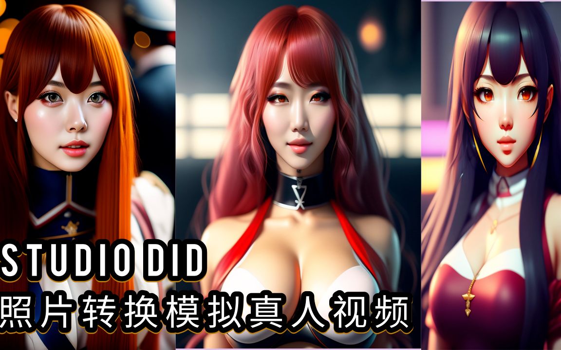 有用A.I网站studio DID 照片人物一下复活!连中国方言都会说!