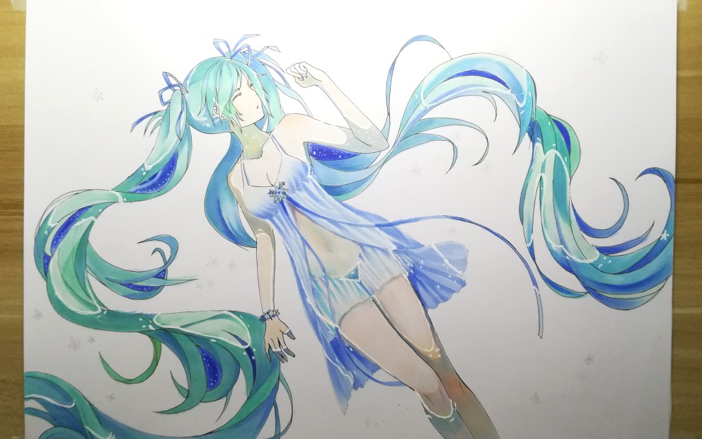 【马克笔手绘】分享一个小区域的星空画法