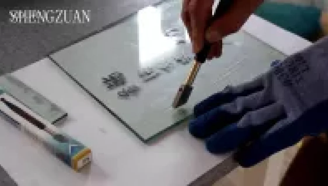 钻石玻璃刀划玻璃 使用方法