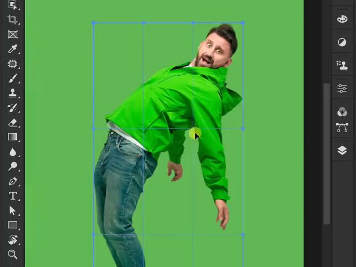 photoshop 操控变形工具