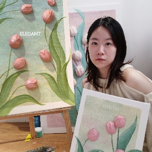 画一个阿黄elegant 