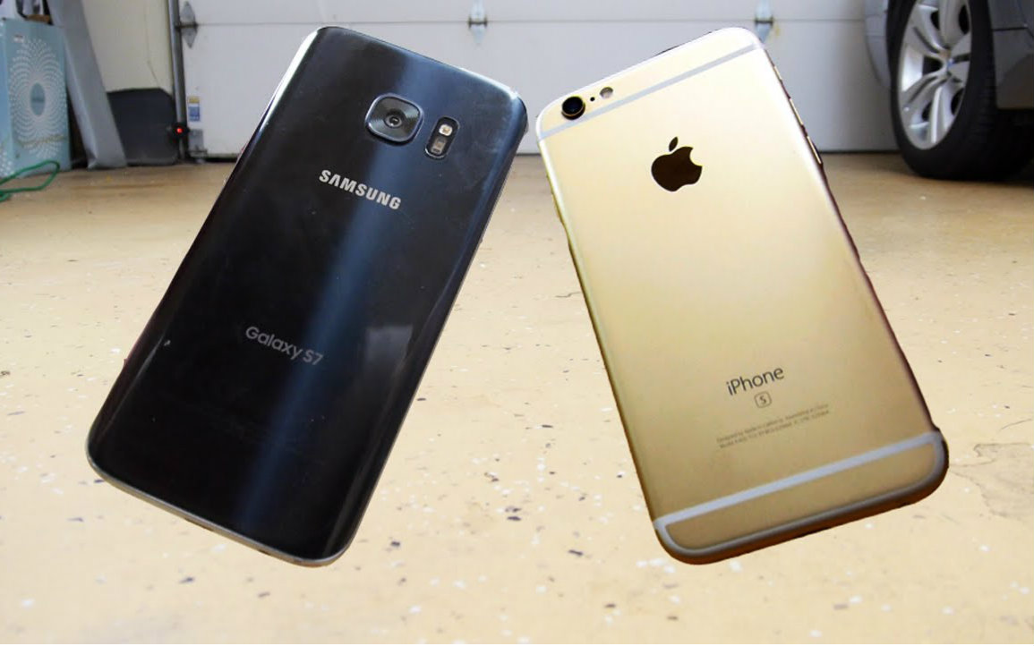 【科技壕】三星盖乐世S7和iPhone6S跌落测试 @柚子木字幕组