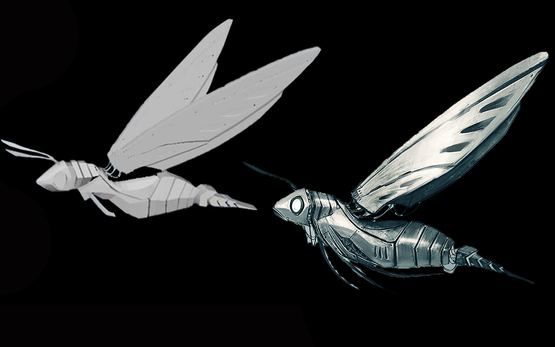 【Maya硬表面建模】次世代科幻机械蚊子模型制作,Maya零基础卡线...