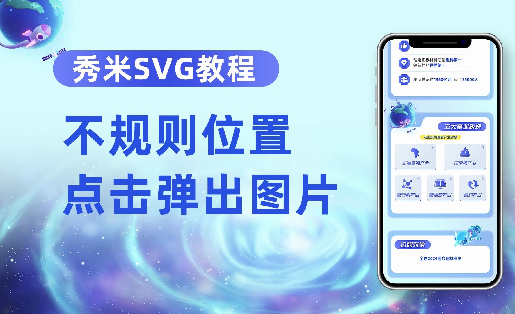 秀米SVG排版不规则图片元素位置点击弹出图片效果制作设计公众号...