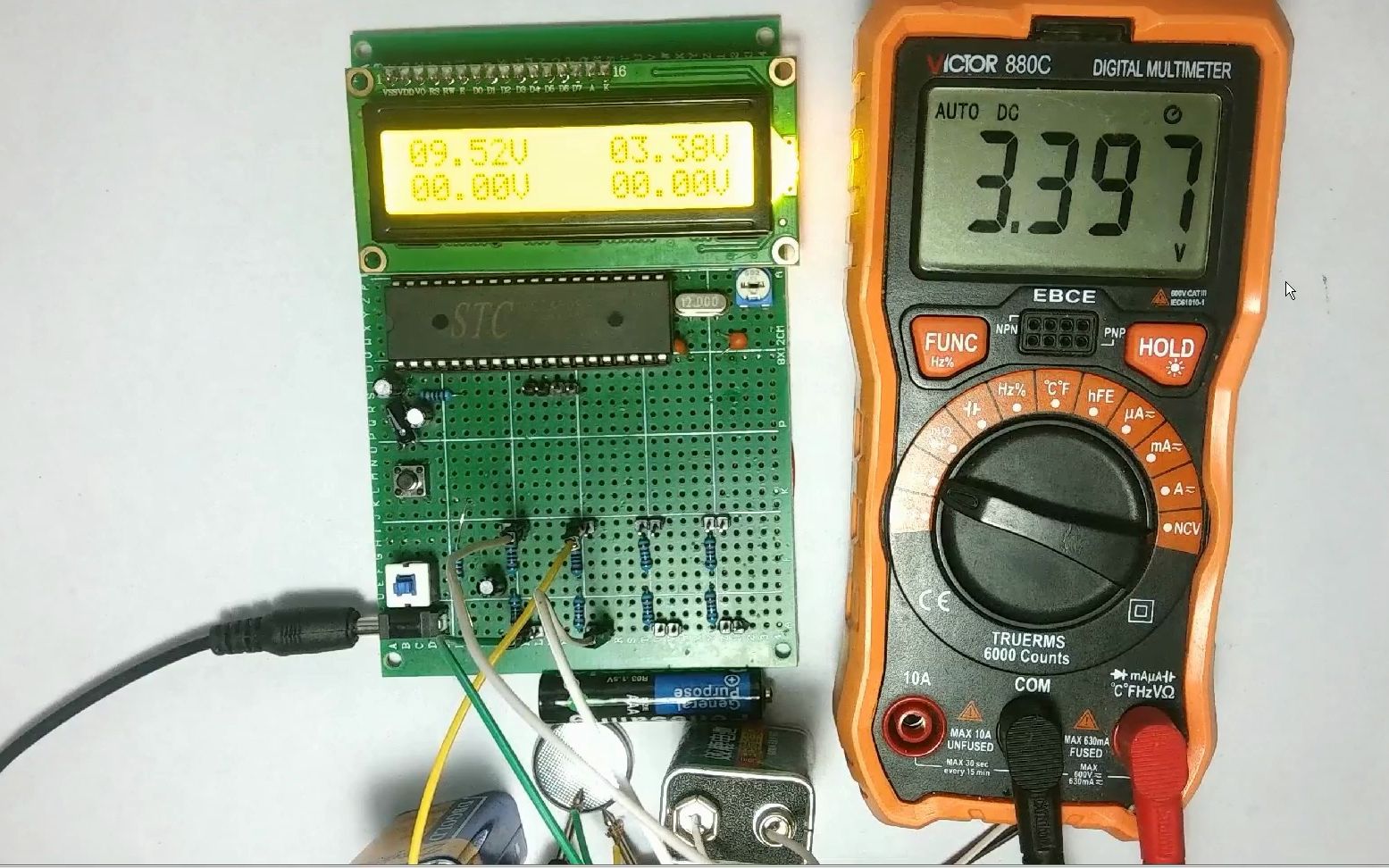 手持式万用表 51单片机 或 STM32单片机 labview 嵌入式开发 (适合于...