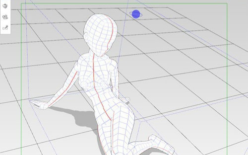 clip studio paint 3d人体演示