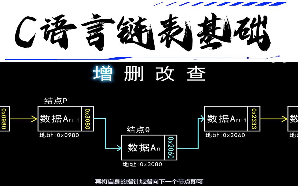 C语言 链表基础知识清晰讲解