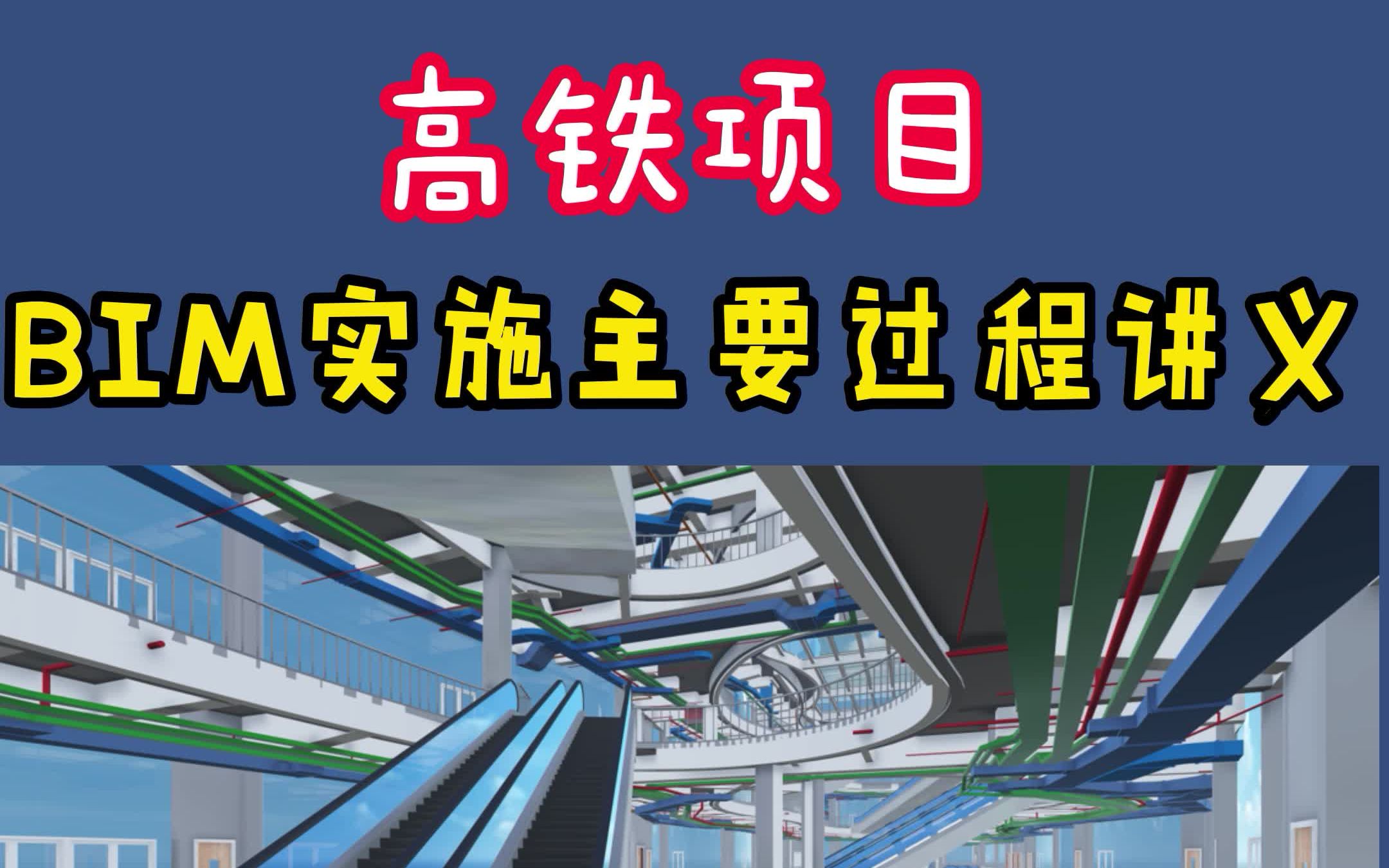 高铁项目,BIM实施主要过程讲义,33页超详细