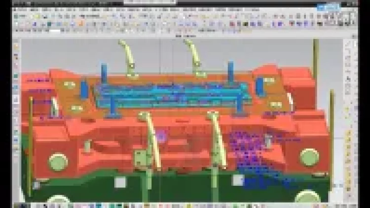 UG汽车铸造模具DR设计凸模与导板的设计1