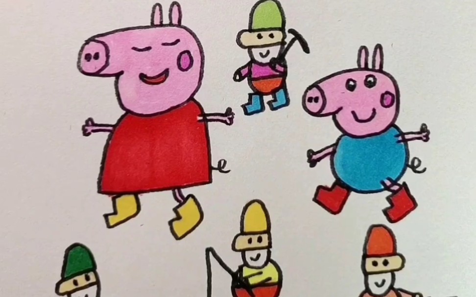 小猪佩奇简笔画44