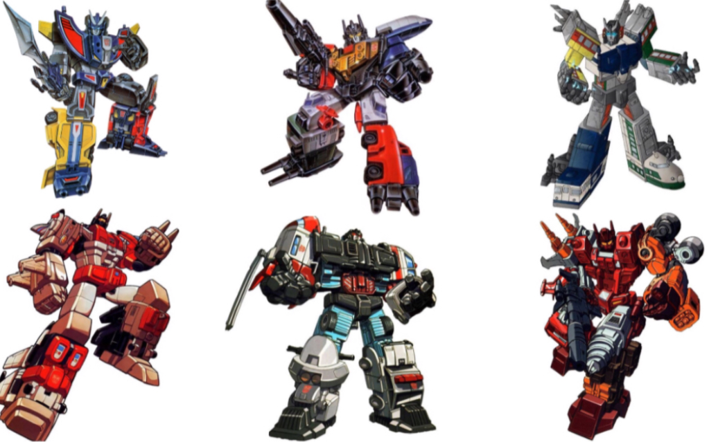 【G1动画】汽车人组合金刚 变形组合.特写片段合集