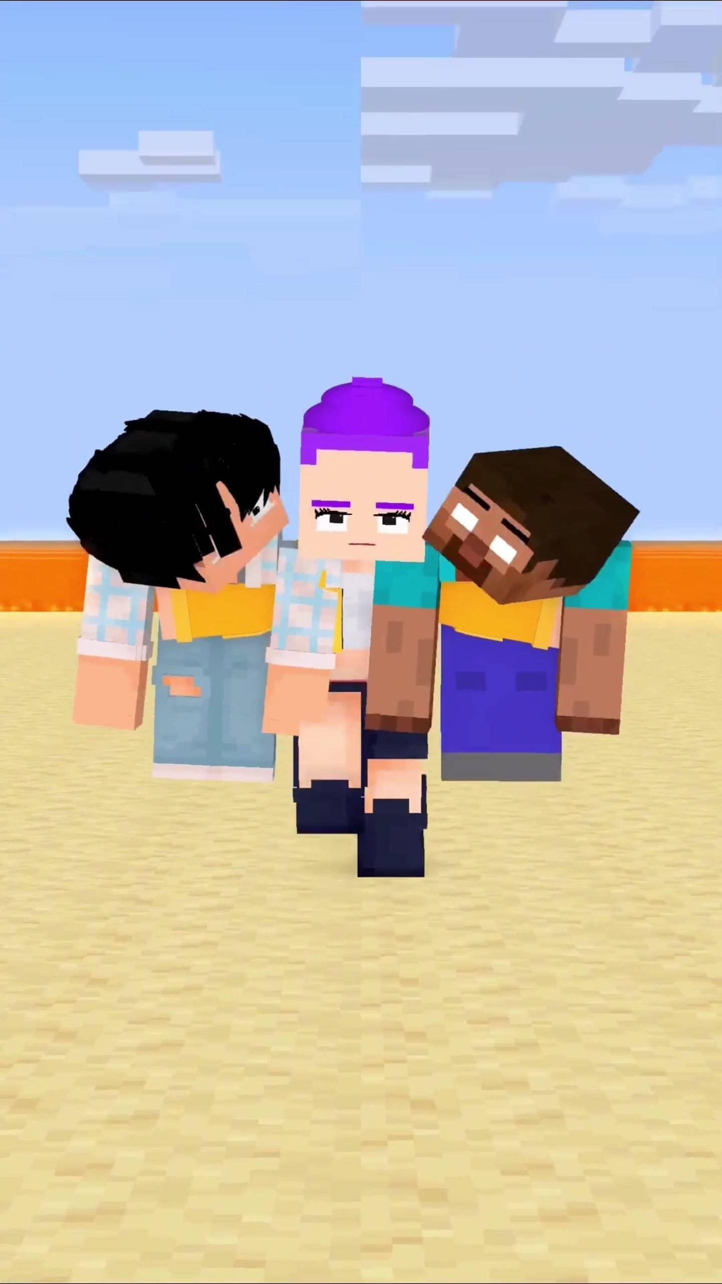 我的世界:谁能带他们逃离危险?