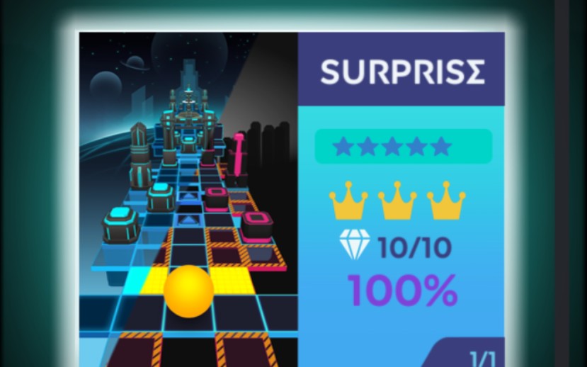 【Rolling Emo Star】Surprise重置版无伤完美!_哔哩哔哩bilibili_滚动的...