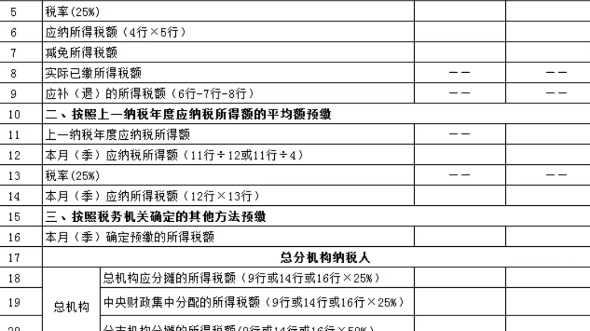 报税(申报填写和网上申报)