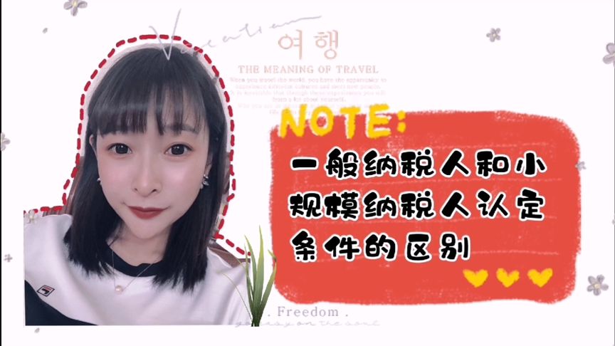 #一般纳税人 和#小规模纳税人 认定条件的区别