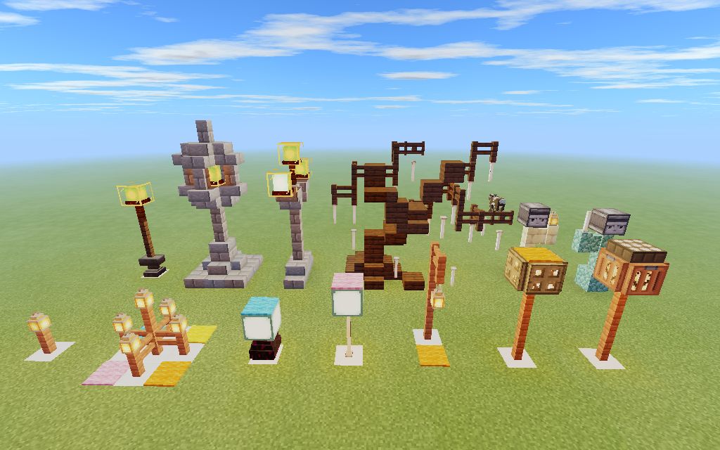 我的世界灯饰制作经验分享,10款照亮黑夜的明灯