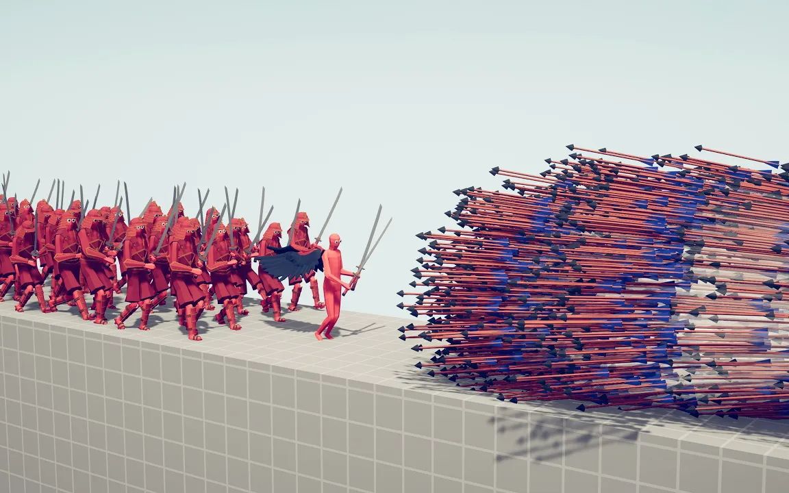 全面战争模拟器:偏转之神&100武士 VS 【神级兵种】