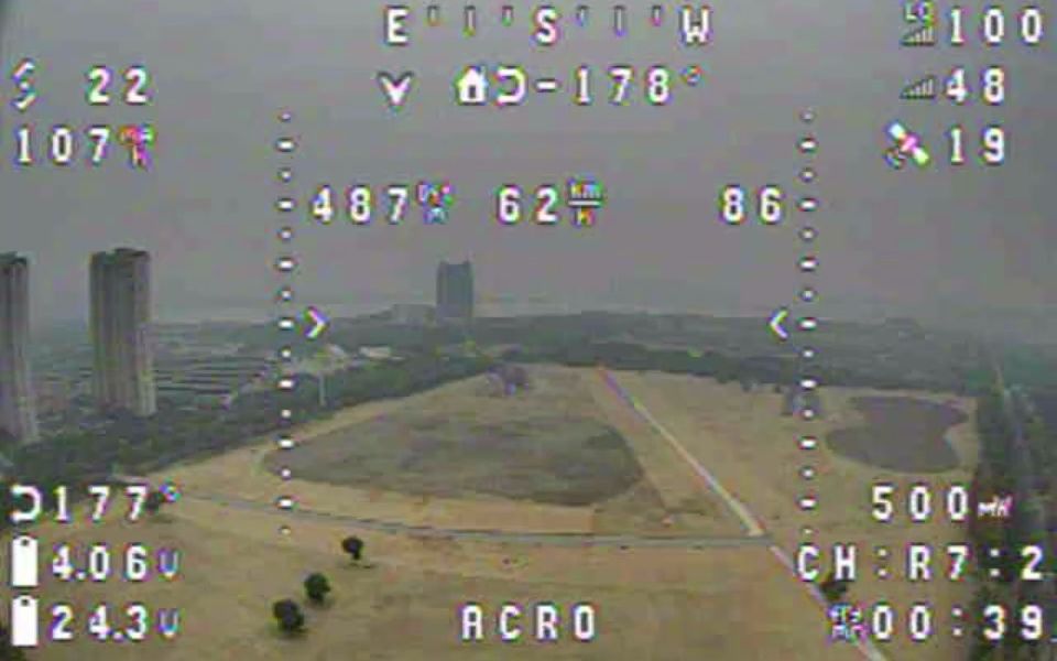 5寸轻量化远航机, INAV 固件,远航,GPS定点,自动返航和降落(视频最后)