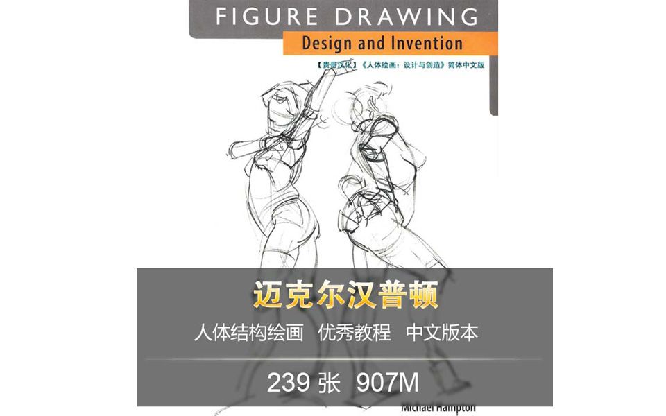 ...汉普顿】动漫人体结构 人体绘画 设计与创造 艺用速写中文视频教程